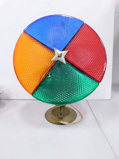 Vintage Rotating Color Wheel Light Works