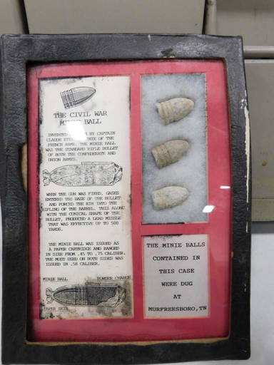 3 Civil War Minie Balls