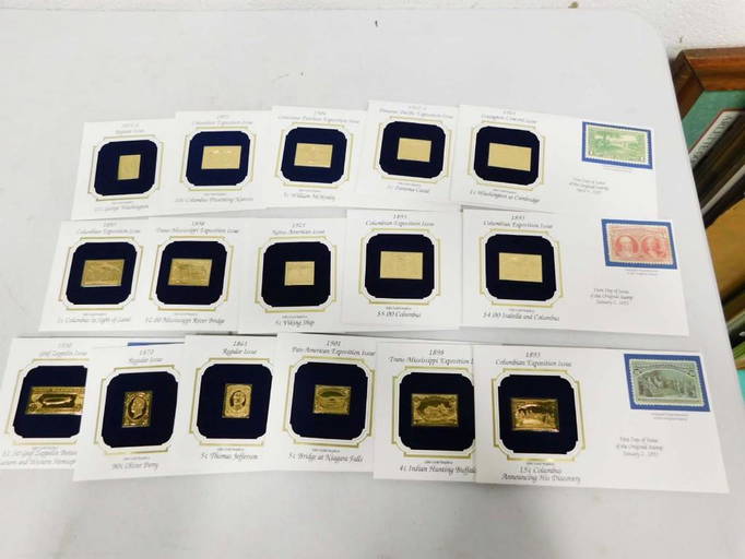 22K Gold Replica First Day Issue Stamps - Aug 29, 2022 | Denotter ...
