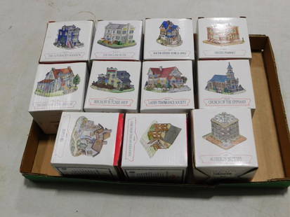 Huge Lot Full Of The Liberty Falls Americana Collection Buildings With ...