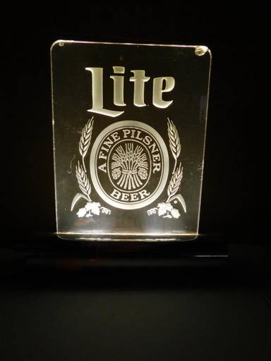 Miller Lite Lighted Beer Sign or Bar Light Works - Oct 17, 2022 ...