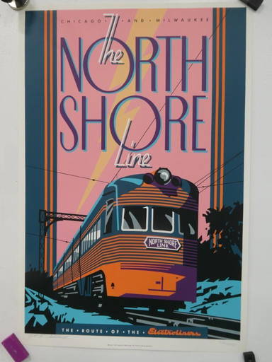 Northshore Railroad Line Poster