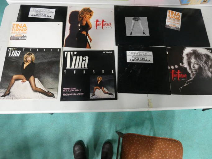 9 Tina Turner Vinyl Records Incl Some Singles