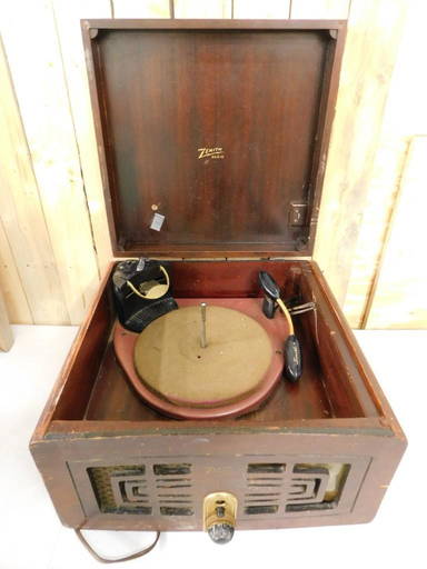 Antique Zenith Record Player