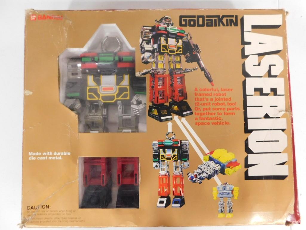 Vtg 1984 Godaikin Bandai Laserion Transforming Super Robot With ...
