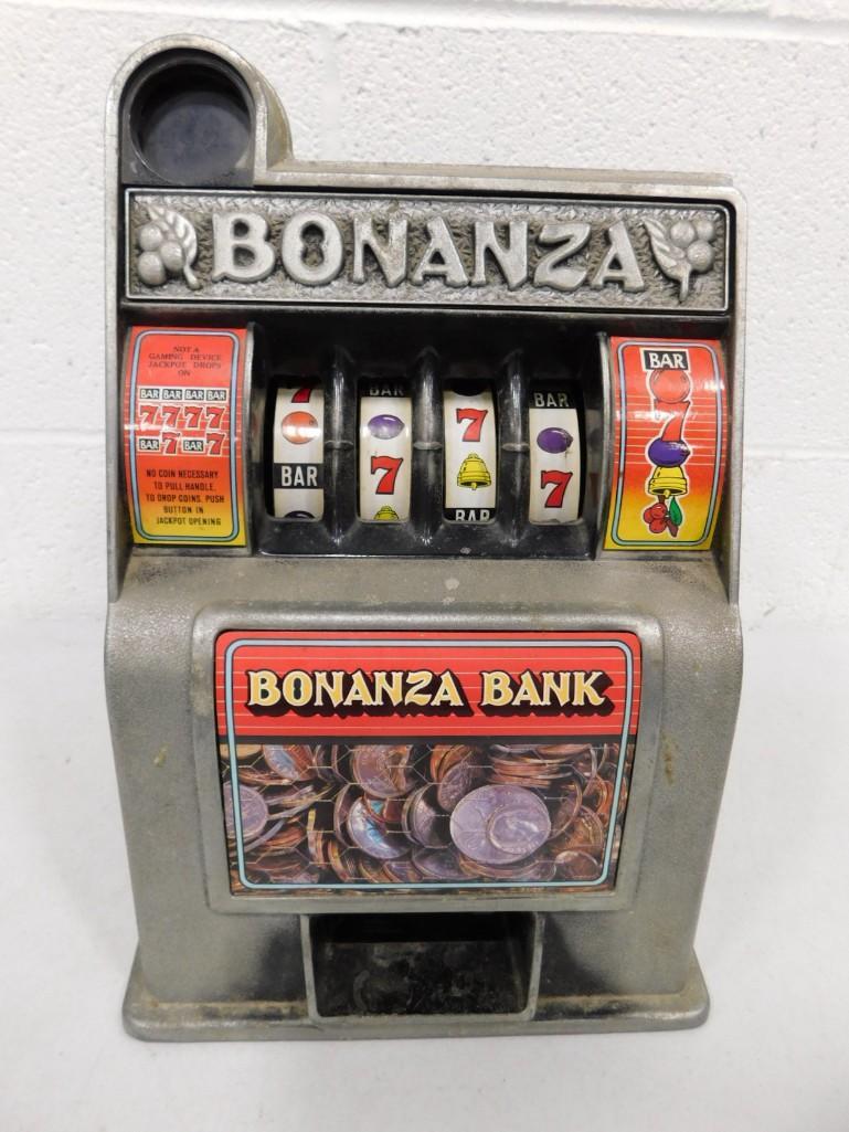 Vintage Bonanza Slot Machine Bank