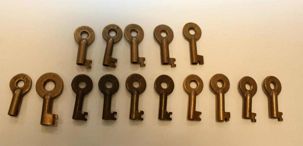 15 Vintage Railroad Keys Inc. BN Inc, Railways (#0185) on Dec 12, 2022 ...