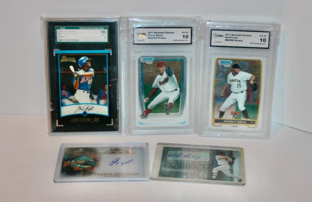 Lot of 5 Rookie And Signature Baseball Cards - Dec 13, 2022 | Denotter ...