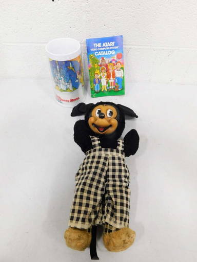 1940s Gund Mickey Mouse Toy, Atari Catalog, Walt Disney World Mug