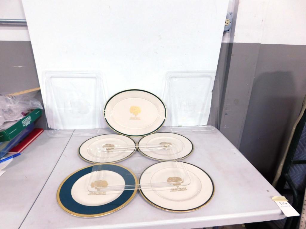 Old Elm Club Golf Association Plates