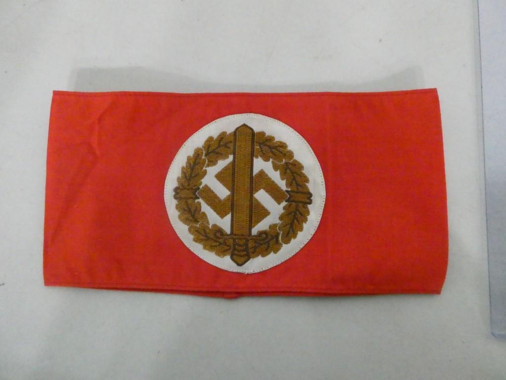 Original Wwii Nazi Arm Band W/ Swastika