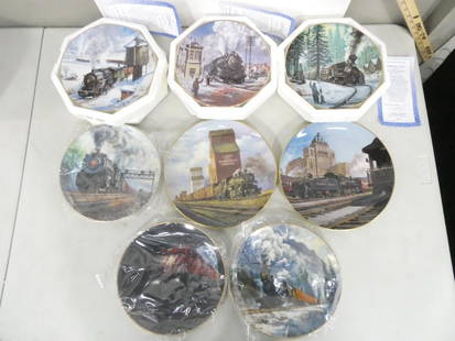 Train & Locomotive Collector Plates