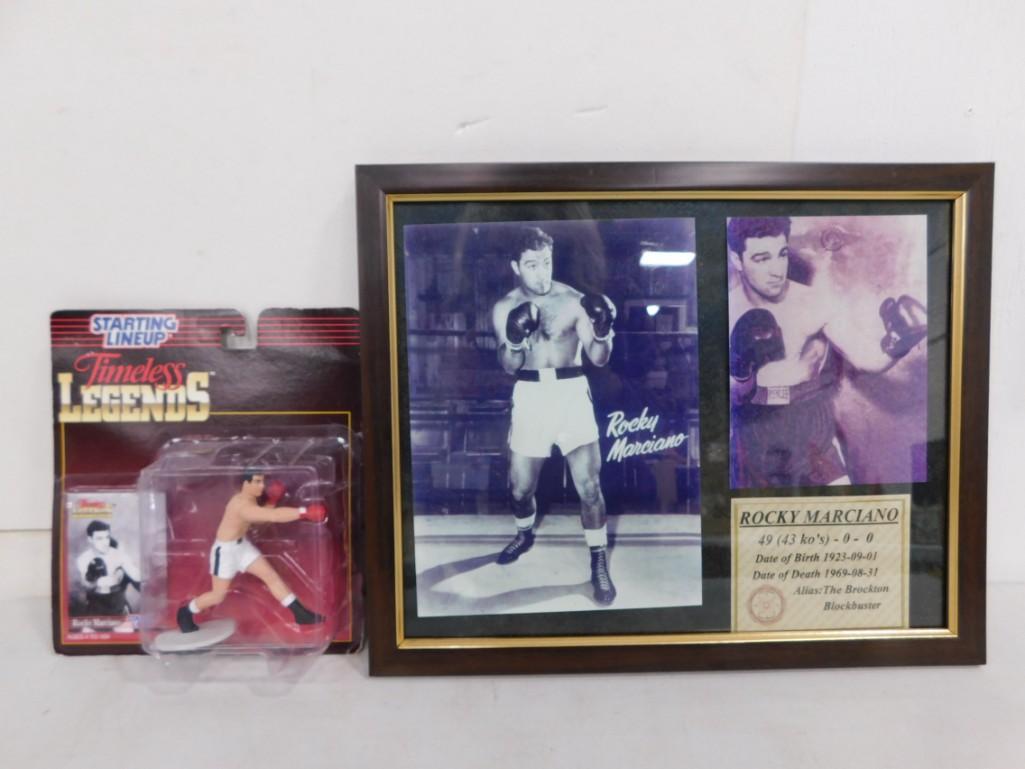 Rocky Marciano Plaque and Starting Lineup Timeless Legends Figure - Apr ...