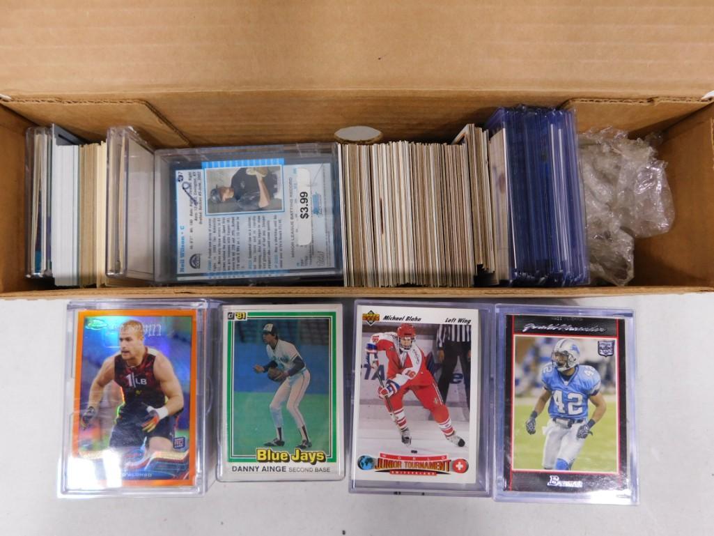 Lot of Sports Cards incl Football, Baseball, Hockey, Etc - Apr 03, 2023 ...