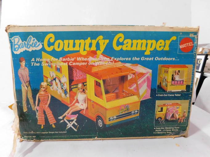 Vintage Barbie Country Camper With Original Box By Mattel