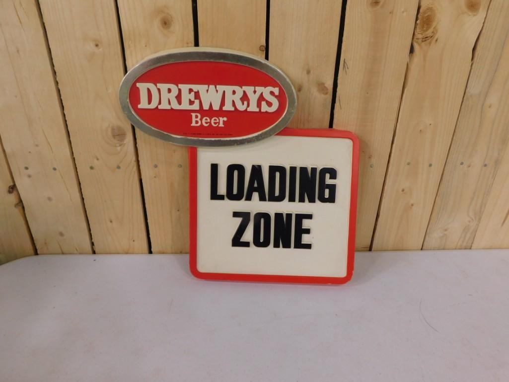 Vintage Drewrys Beer Loading Zone Sign - Apr 24, 2023 | Denotter ...
