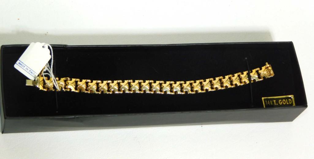 14k Gold Bracelet Milor Made In Italy