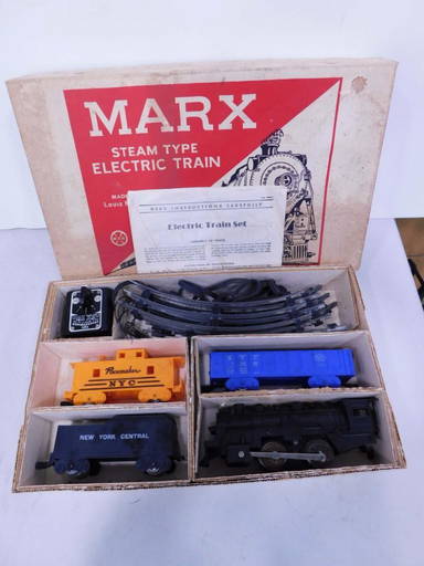Marx Steam Type Electric Train Set In Original Box With Original ...