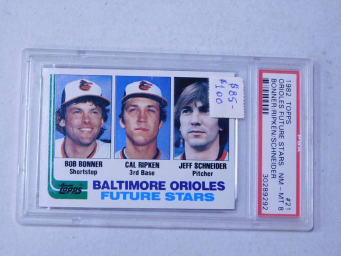 1982 Topps Cal Ripken Rookie Card Psa Graded 8