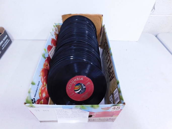 Lot Of 45 Rpm Vinyl Records Incl Rolling Stones, The Doors, Quiet Riot ...