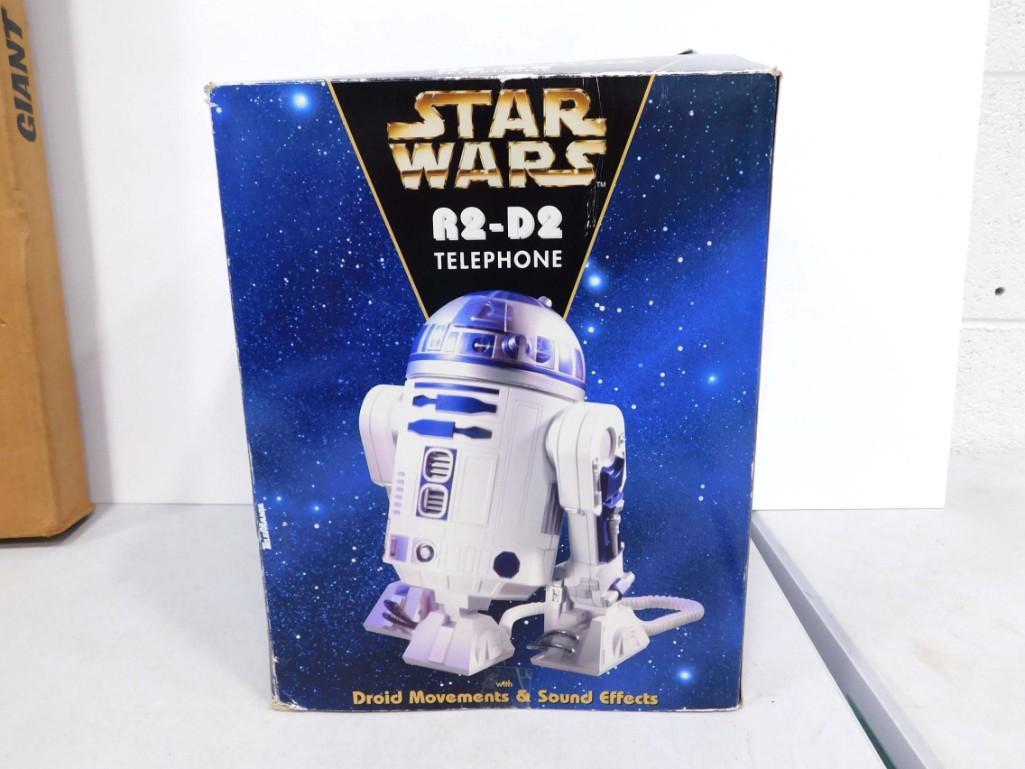 1997 Star Wars R2 D2 Droid Telephone In Box Soundtrax Auction