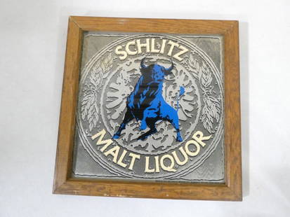 Schlitz Malt Liquor Bar Sign