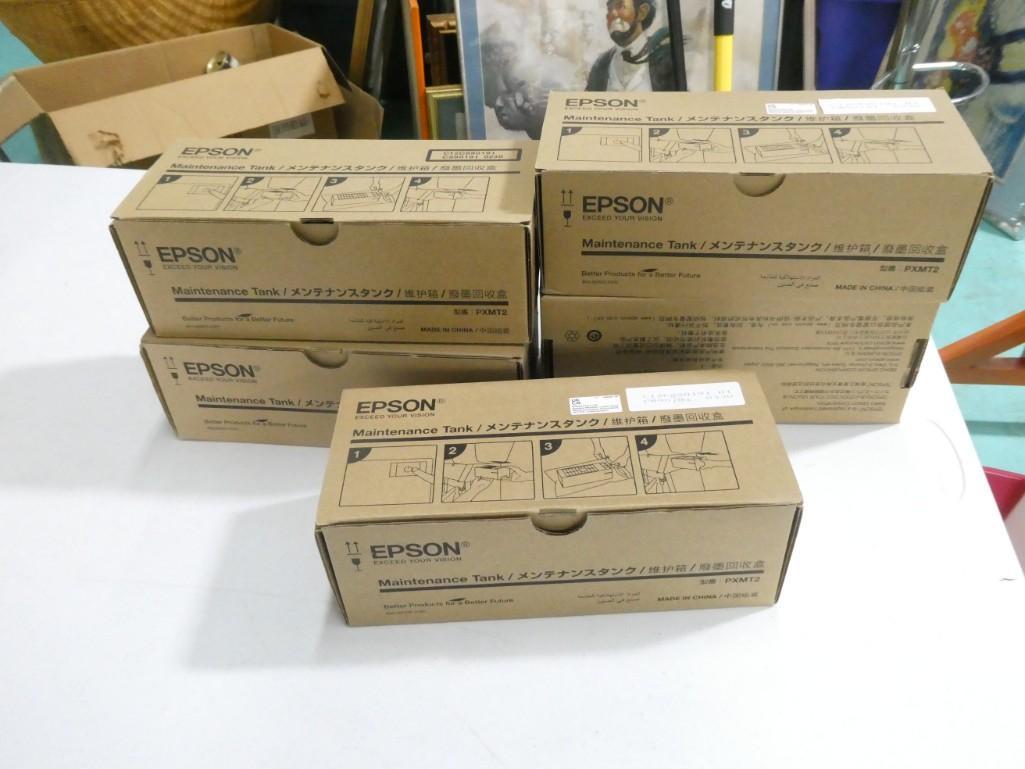 5 Epson Maintenance Tanks Pxmt2 New In Package