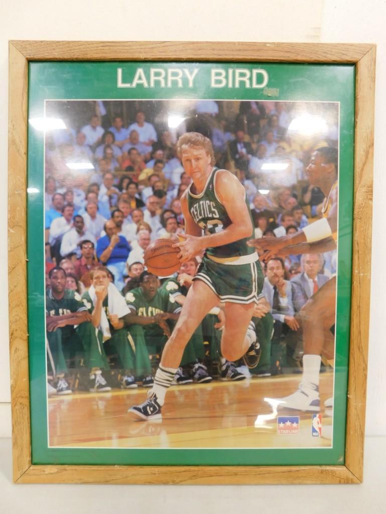 Larry Bird Boston Celtics Framed Nba Poster Auction