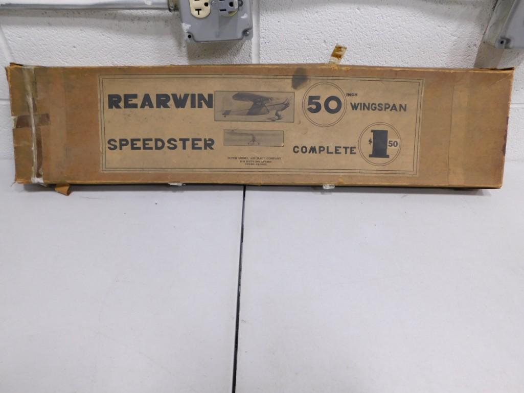 Vintage Rearwin Speedster 50 Inch Wingspan Model Airplane Kit