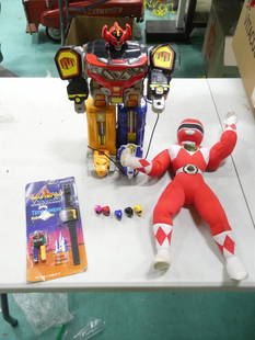 Toy Lot Incl Voltron Timekeeper Robot Watch New Old Stock, Power ...