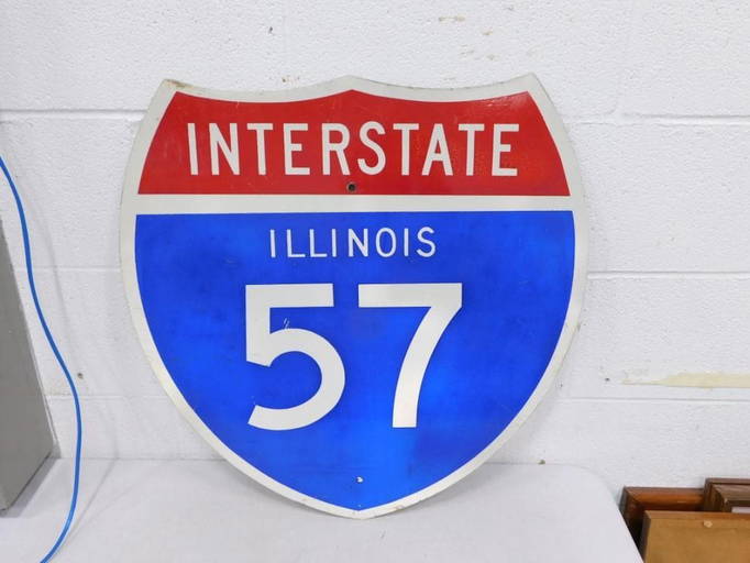 Illinois Interstate 57 Sign