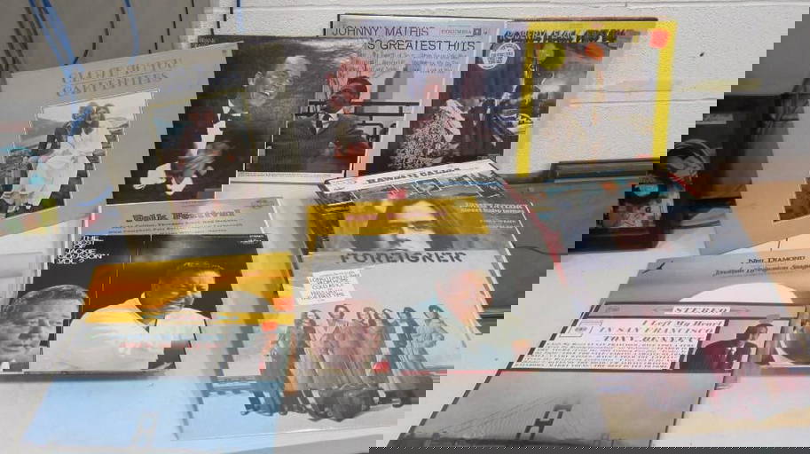 Vinyl Lp Records Incl Frank Sinatra, Foreigner, Roberta Flack, Jackie ...