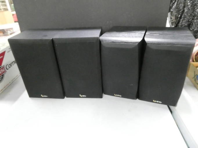2 Pr Of Infinity Speakers Incl Primus 150 And Sm 62 Both Sets Work