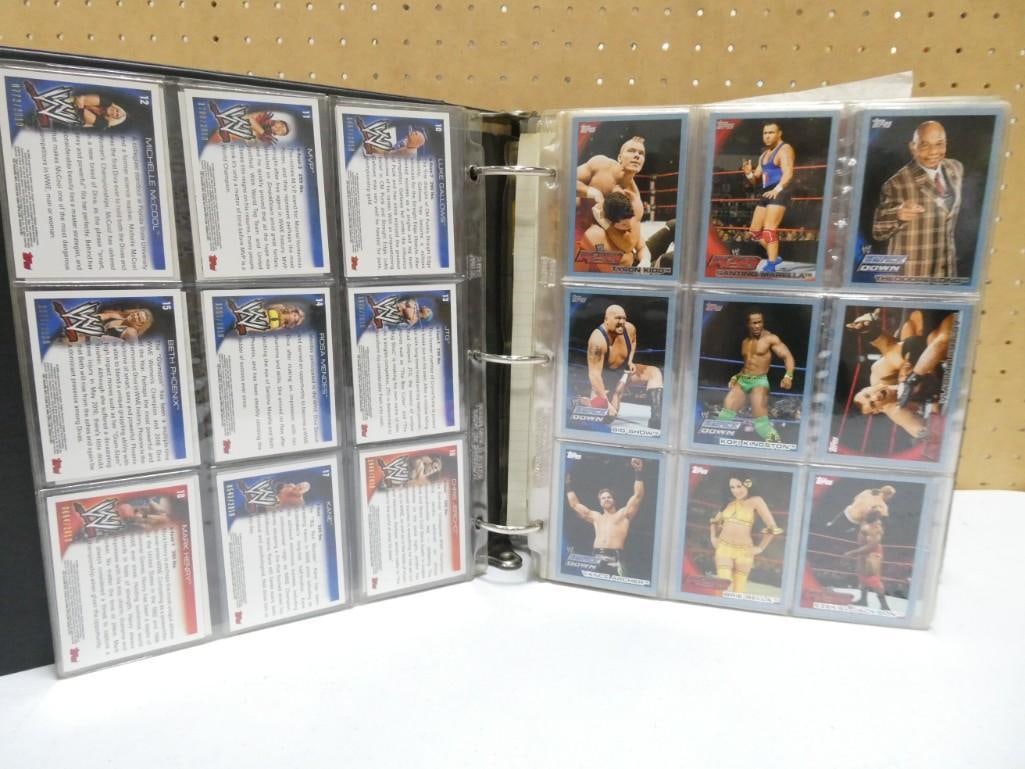 Wwe Wwf Wrestler Wrestling Trading Cards Huge Lot In Binder Auction