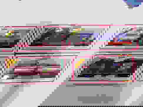 4 Model Power Train Cars Incl Maine Casket Company, Ashland, Sonoma ...