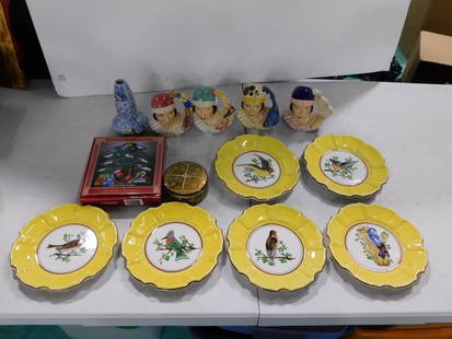 Misc Lot Incl Laquer Boxes, Kevin Francis Butterfly Art Deco Lady ...