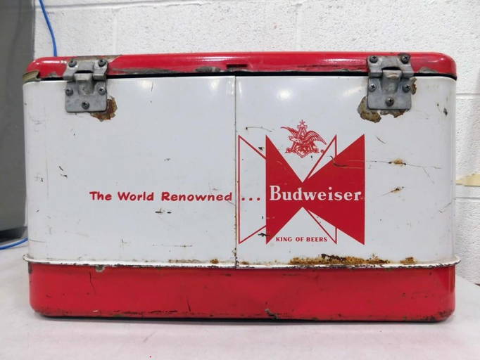 Vintage Budweiser Beer Cooler