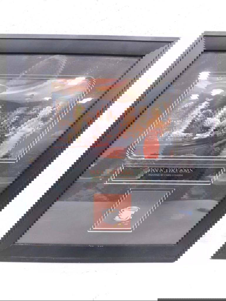 Chris Consani "java Dreams" Framed Print 16" X 18.5" Auction