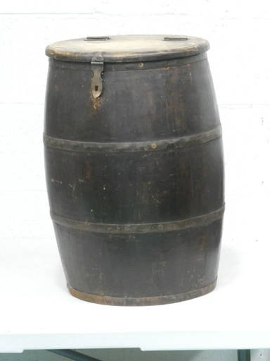 Wood Storage Barrel