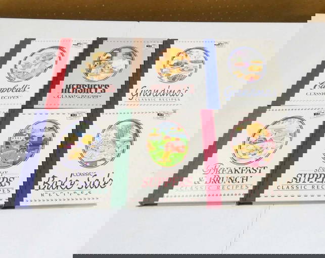 6 Hardcover Cookbooks Incl Hershey's, Campbell's, Etc