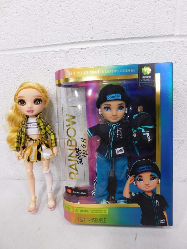 Rainbow High River Kendall Boy Doll Nib & Sheryl Meyer Lot Auction