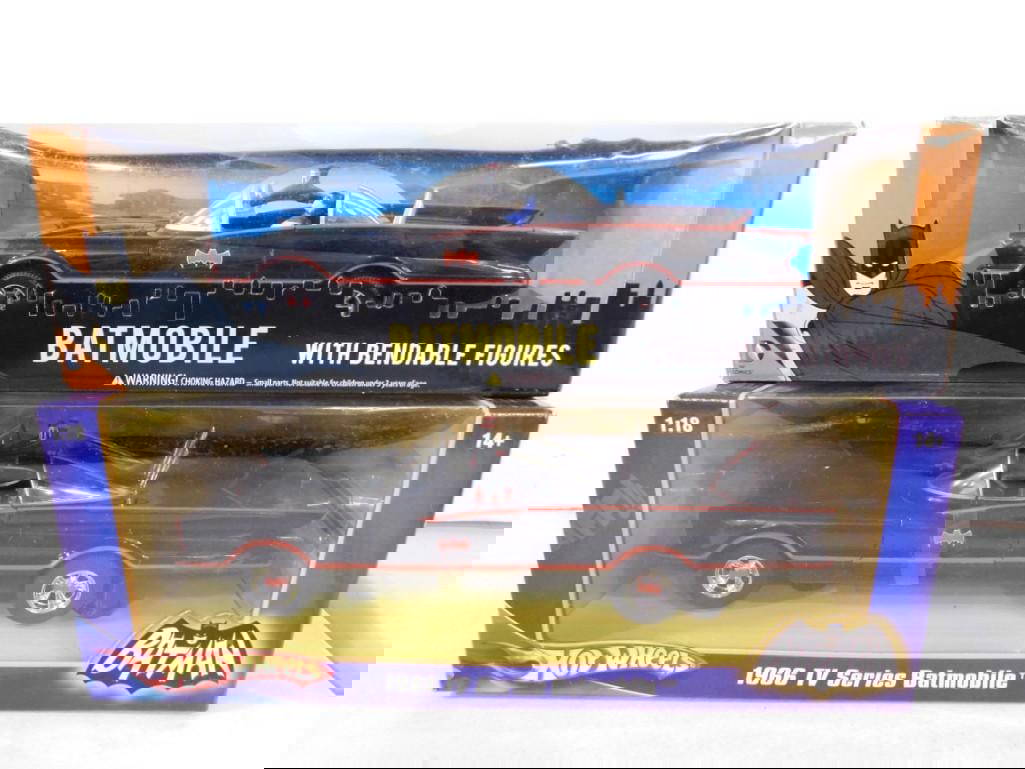 2 Batman Batmobile Model Cars Incl Nc Croce Batmobile With Bendable ...