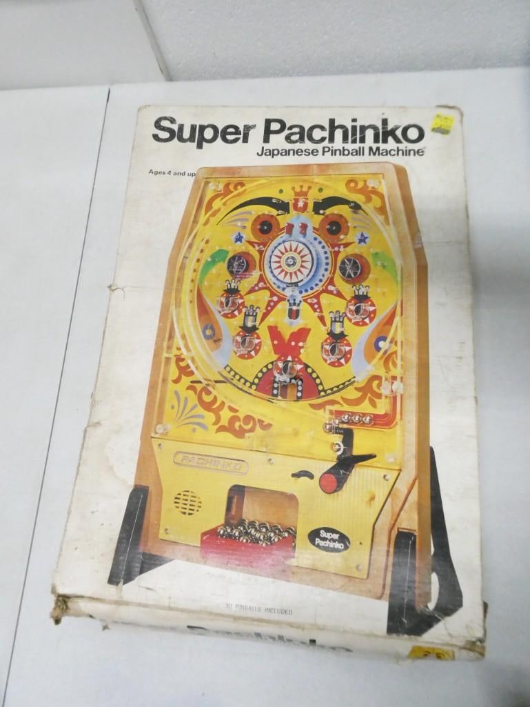 Super Pachinko Pinball Game With Original Box Auction