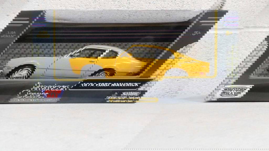 Motor Max American Classics 1974 Ford Maverick 1:24 Scale Die Cast ...