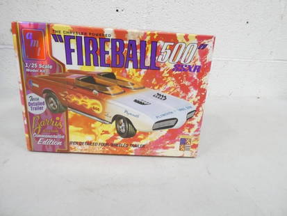 Amt Fireball 500 Ssxr With Detailed Trailer 1/25 Scale Model Kit In ...