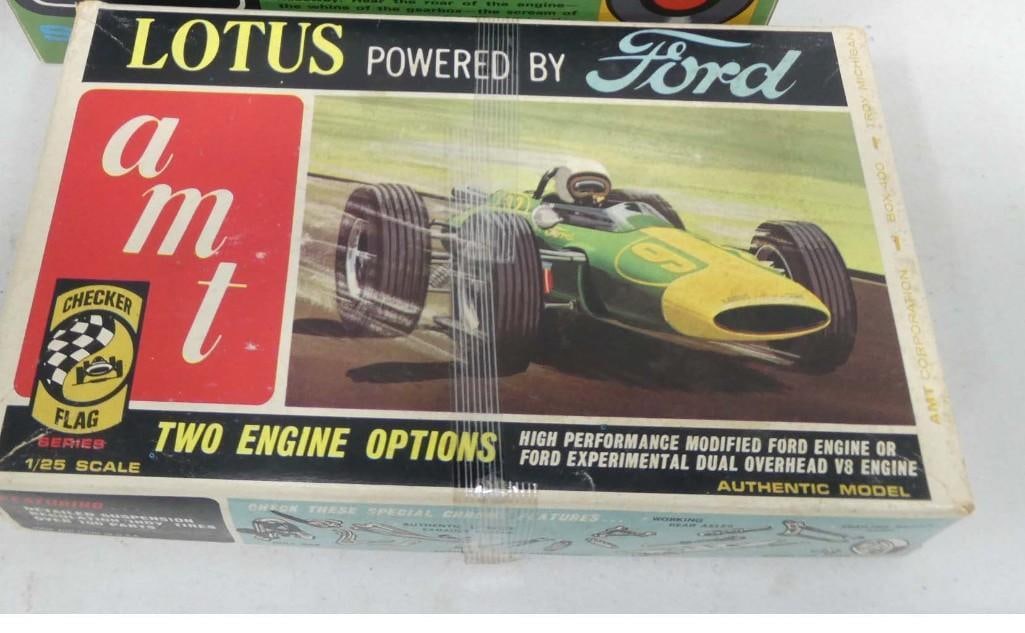 Amt Lotus Powered By Ford 1/25 Scale Model Car Kit Auction