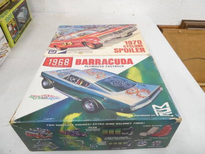 3 Model Car Kits Incl Amt '65 Olds 88 Modified Stocker, Amt 1966 Comet ...