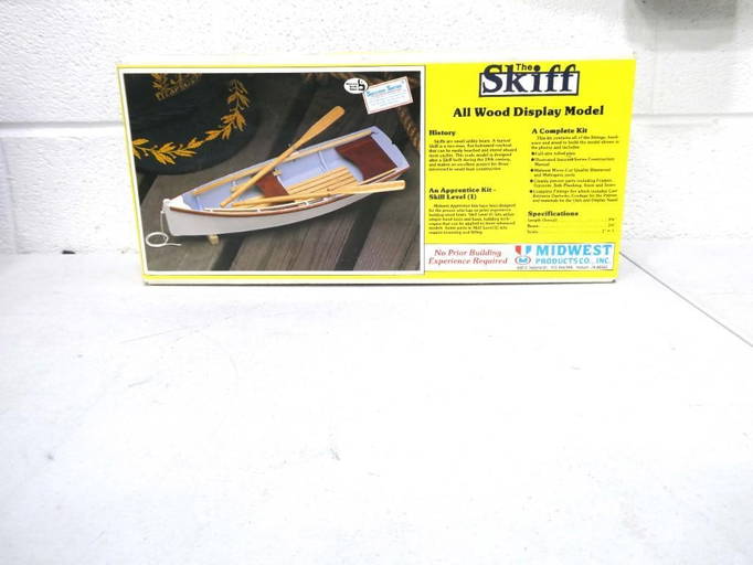 The Skiff Rowboat Model Kit New In Unsealed Box Midwest Products Co Inc