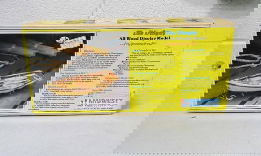 The Dinghy Boat All Wood Display Model Kit Midwest Products Co Inc