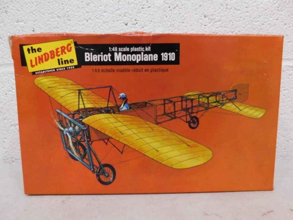 The Lindberg Line Bleriot Monoplane 1910 1:48 Scale Model Kit New In ...
